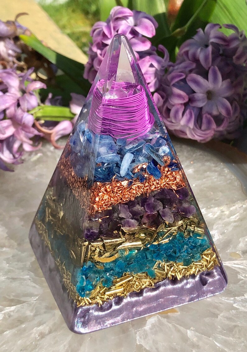 Powerful Orgone Orgonite® Pyramid medium 2.75 X 4.5 Inches - Etsy UK
