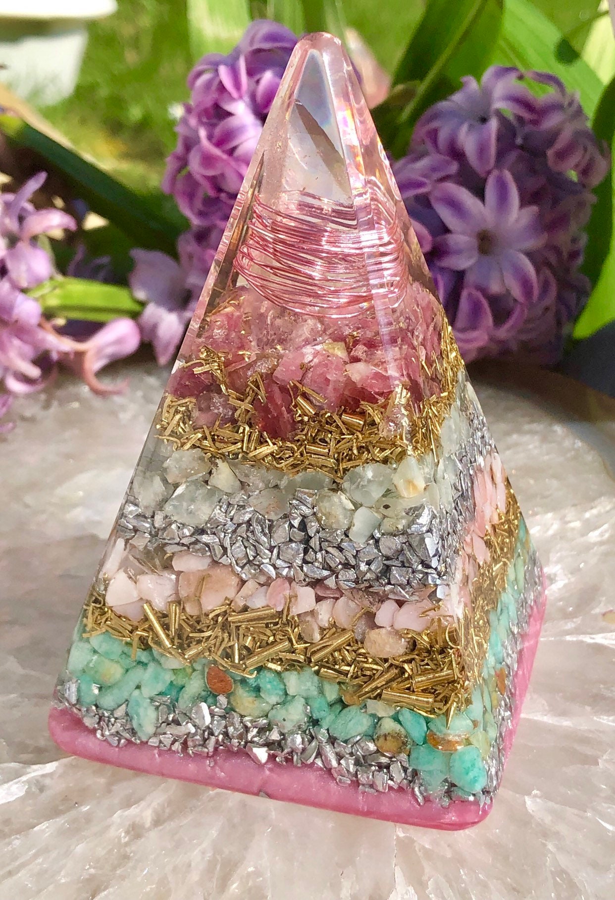 Powerful Orgonite® Orgone Pyramid medium 2.75 X 4.25 - Etsy UK