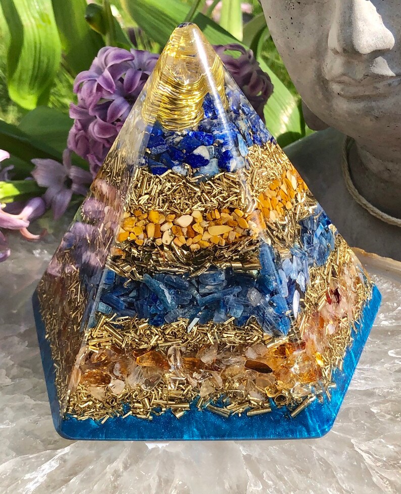 Powerful XL 5 X 5.25 Inches Orgone Orgonite® Pyramid - Etsy UK
