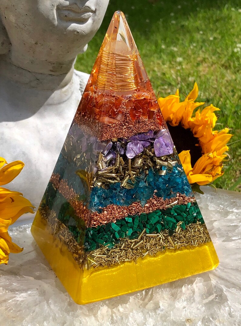 Powerful Orgonite® Orgone Pyramid X Large 3.5 X 6 Inches - Etsy