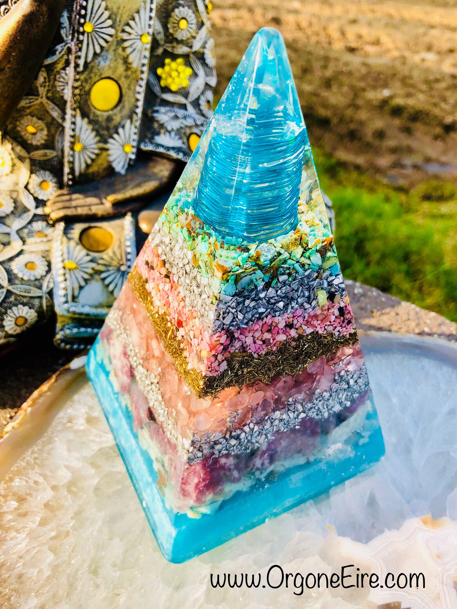 Powerful X Large 3.5 X 6 Inches Orgone Orgonite® Pyramid - Etsy UK