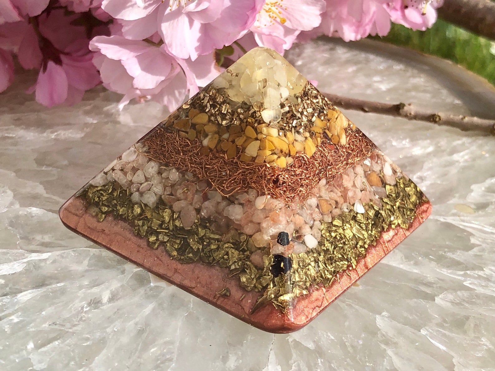 Orgonite® Orgone Pyramid small 2.5 X 2.25 Inches Self - Etsy UK