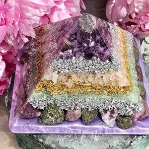 Powerful Orgonite® Orgone Pyramid X Large Relieve Stress/anxiety FREE ...