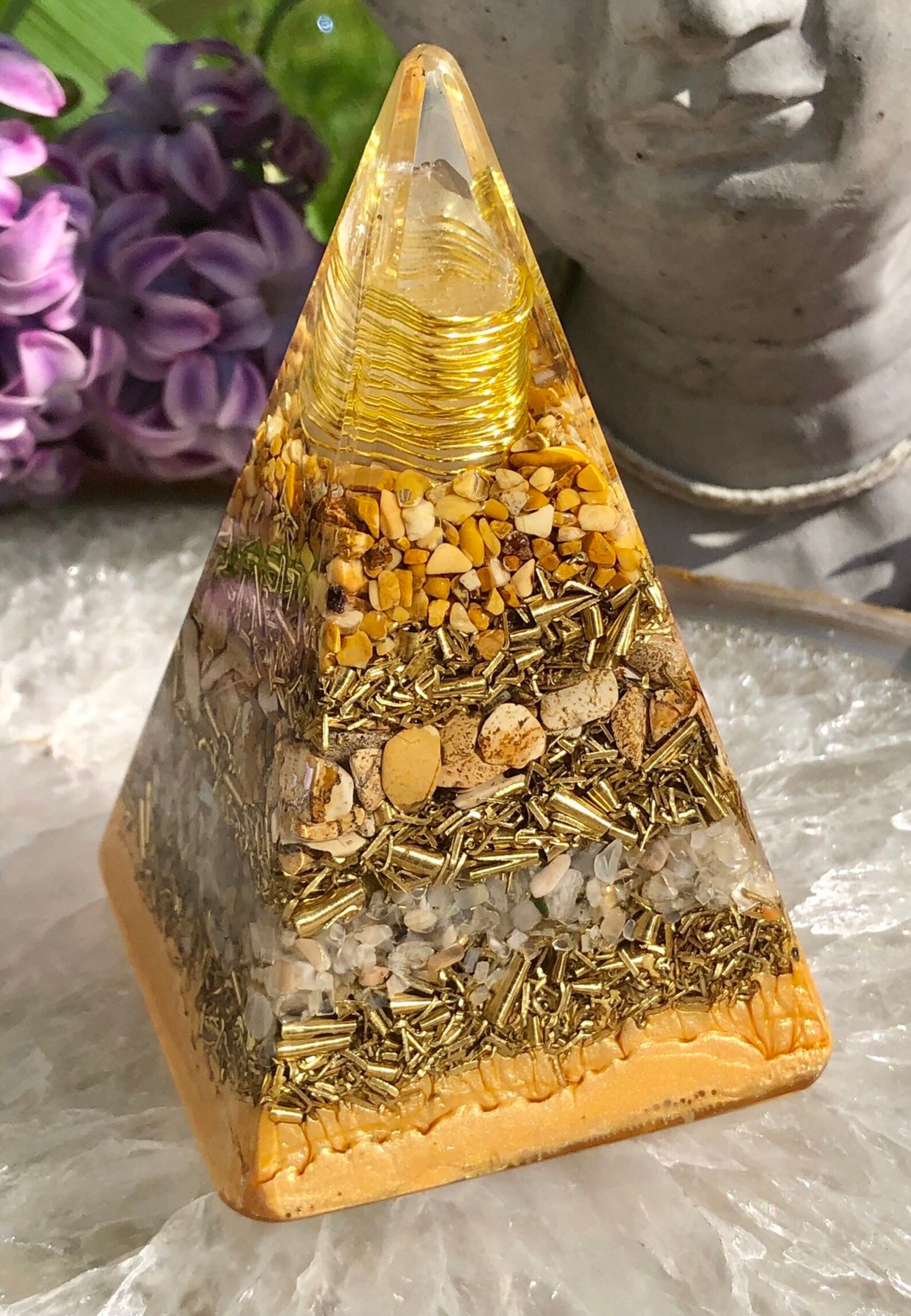 Powerful Orgonite® Orgone Pyramid (medium - 2.75 X 4.4 Inches) - Boost ...