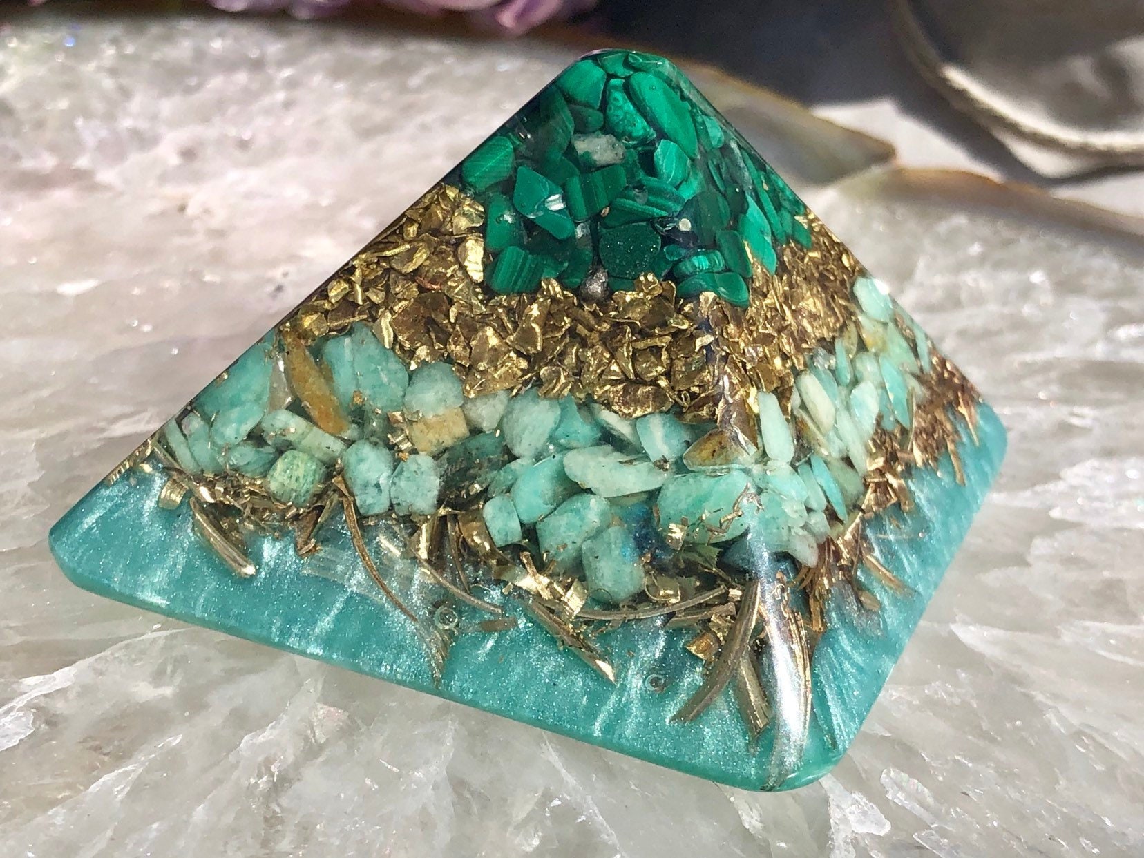Orgonite® Orgone Pyramid Small 2.5 x 2.25 inches | Etsy