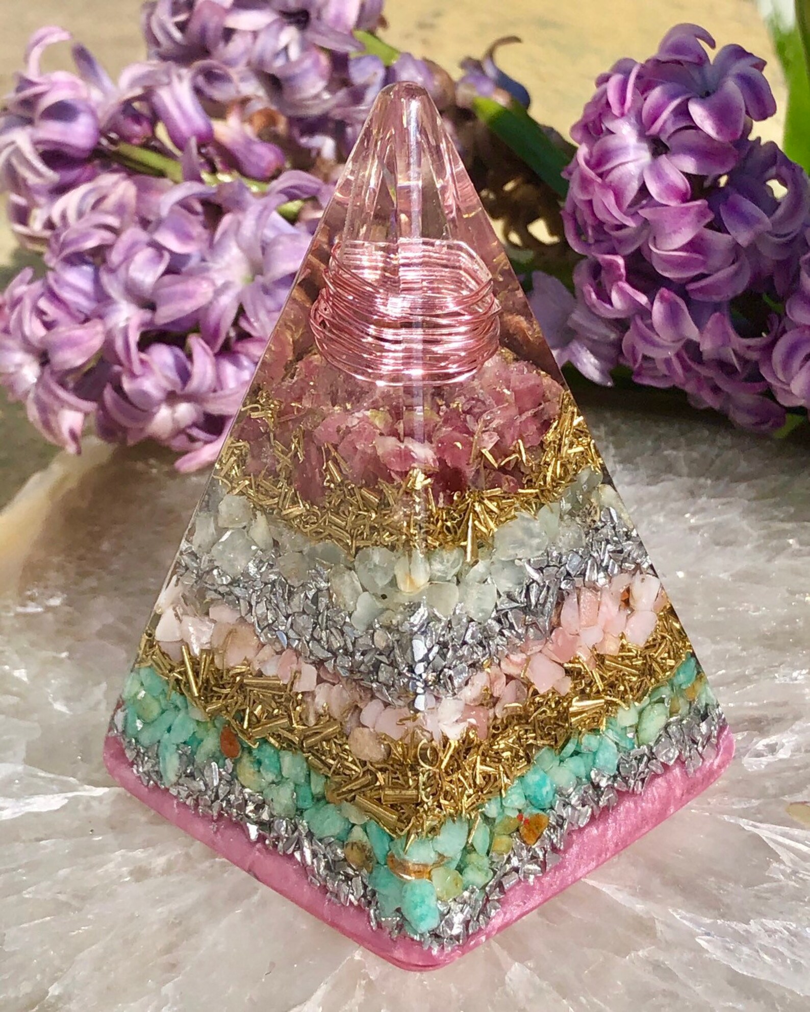 Powerful Orgonite® Orgone Pyramid medium 2.75 X 4.25 - Etsy UK