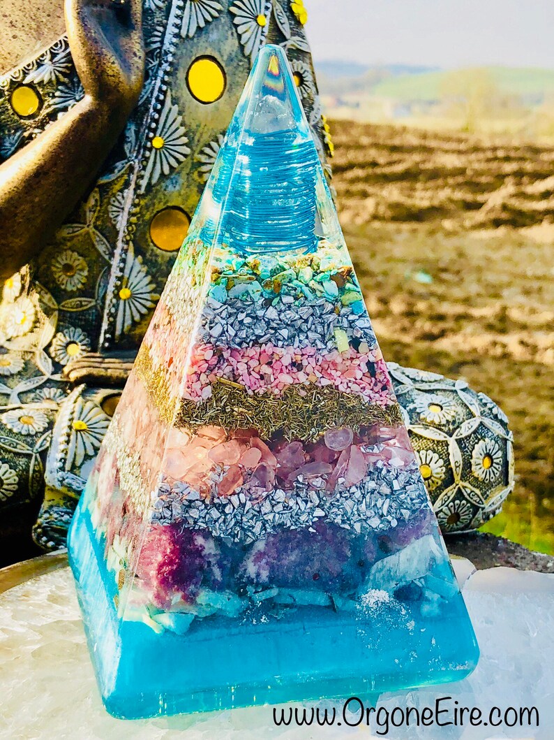 Powerful X Large 3.5 X 6 Inches Orgone Orgonite® Pyramid - Etsy UK
