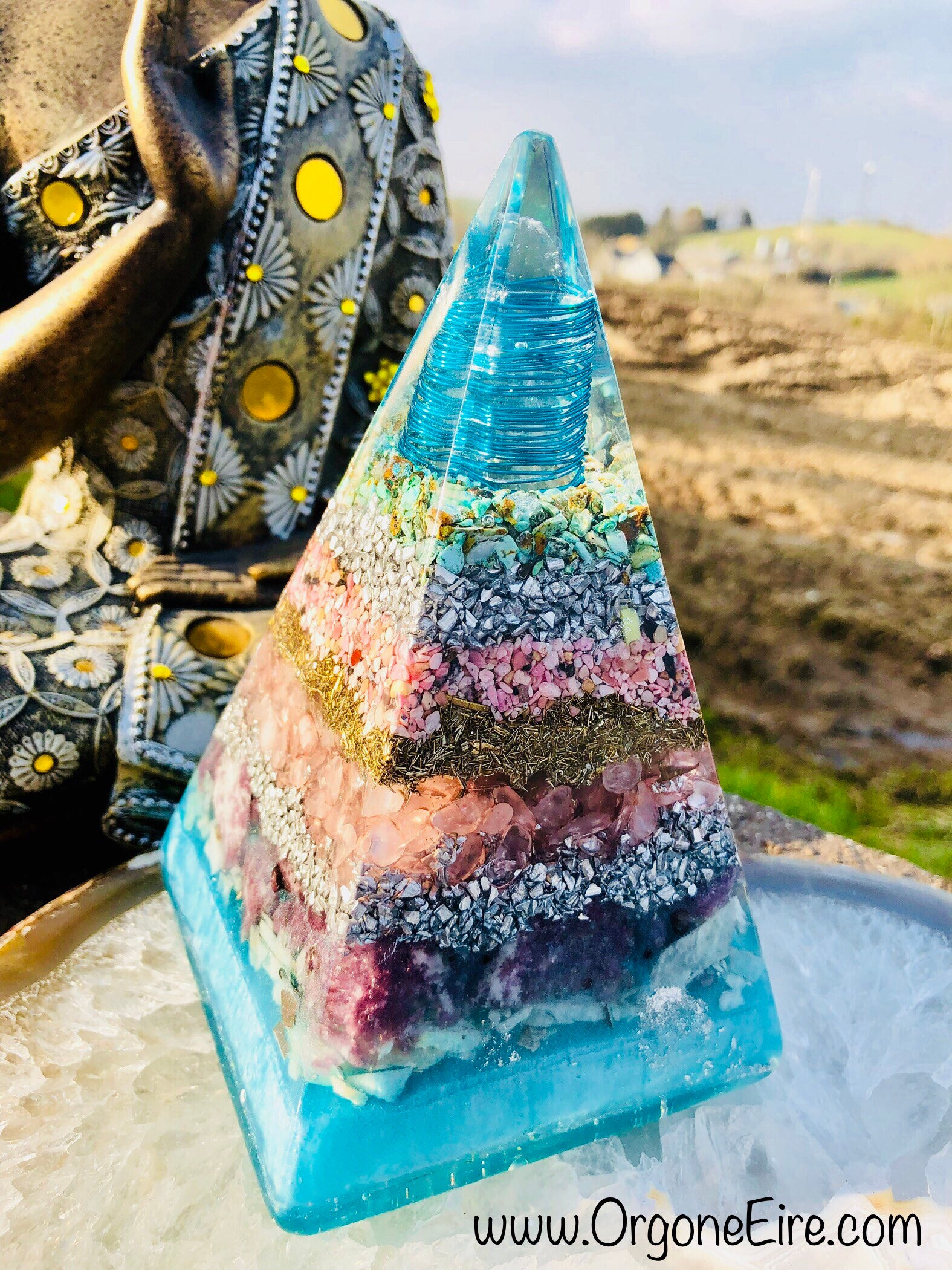 Powerful X Large 3.5 X 6 Inches Orgone Orgonite® Pyramid - Etsy UK