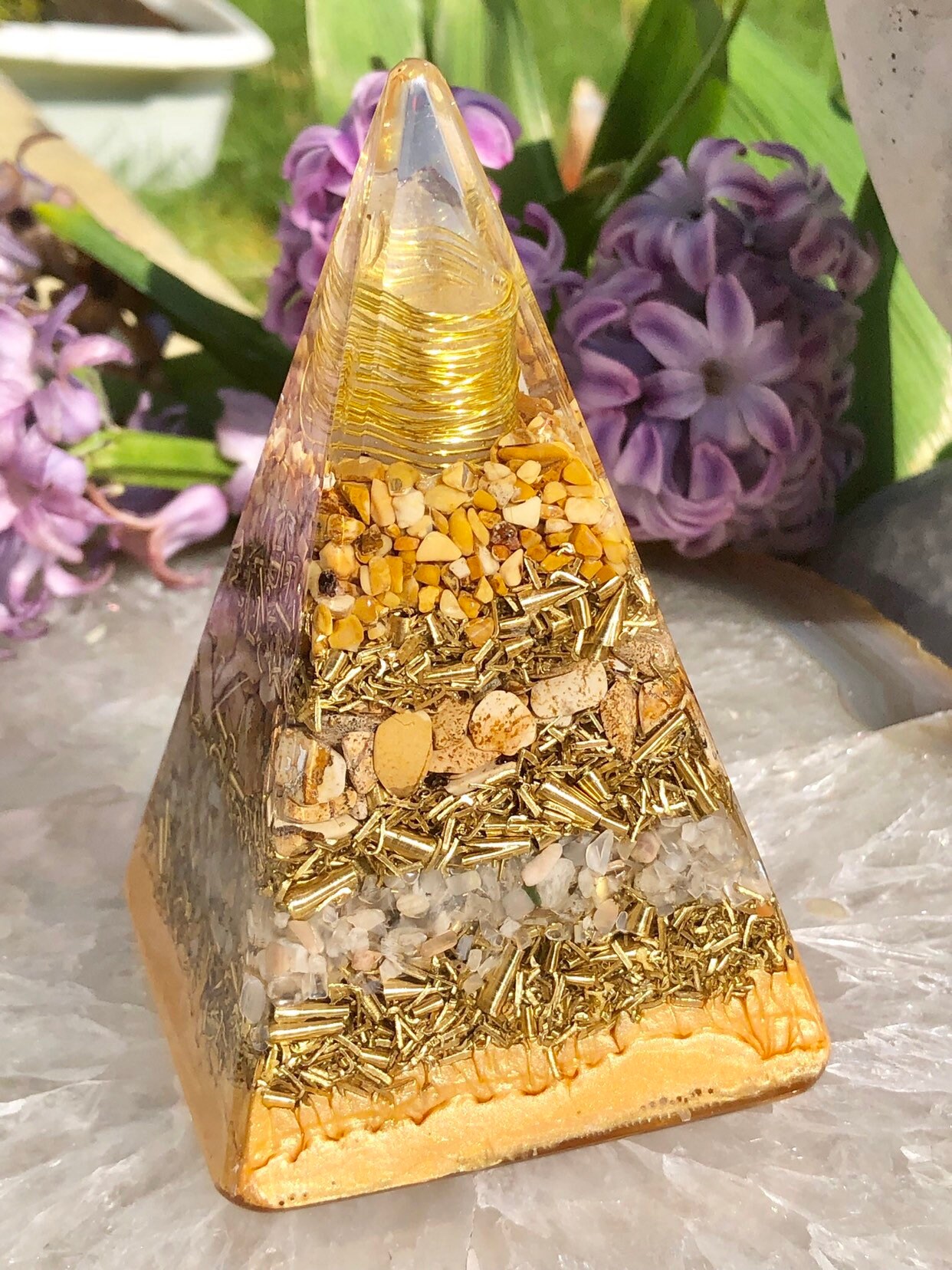 Powerful Orgonite® Orgone Pyramid (medium - 2.75 X 4.4 Inches) - Boost ...