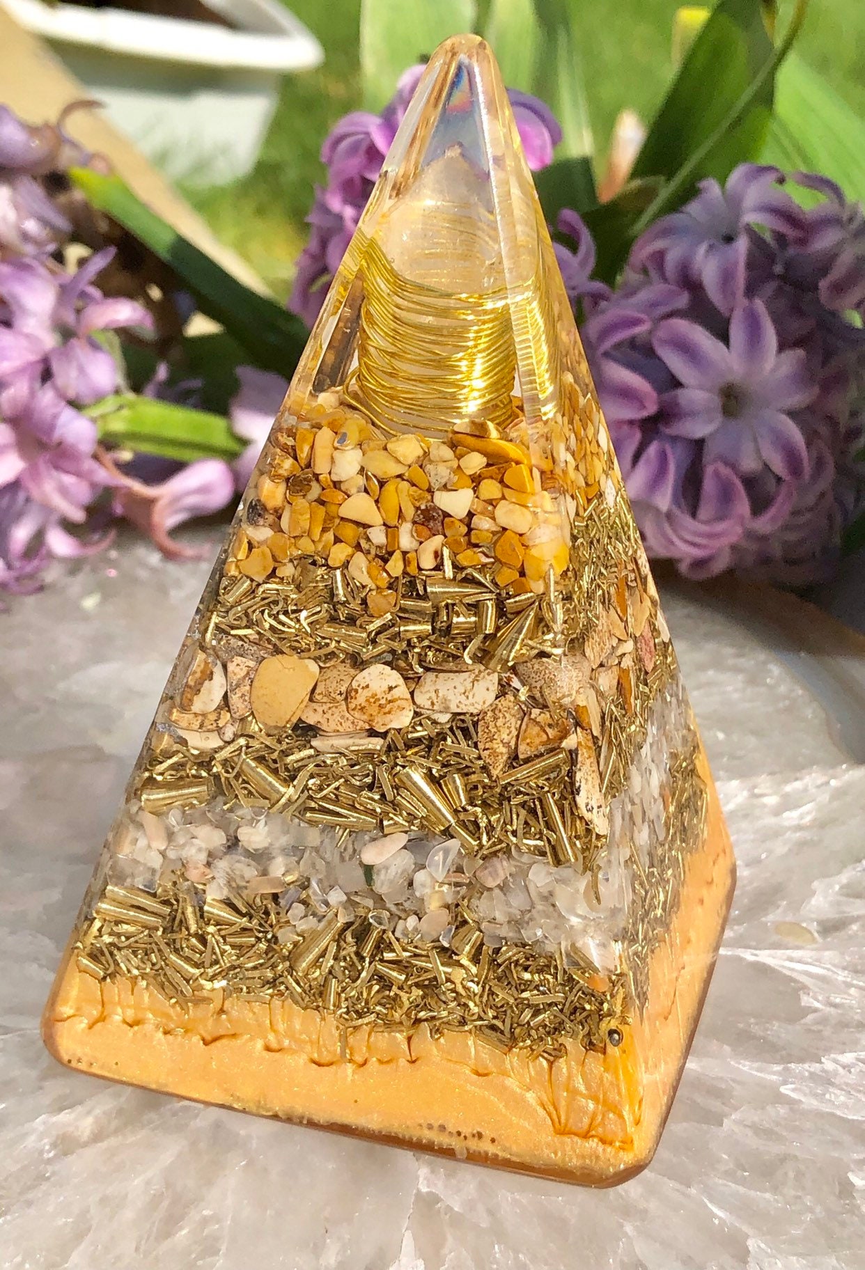 Powerful Orgonite® Orgone Pyramid medium 2.75 X 4.5 Inches - Etsy UK