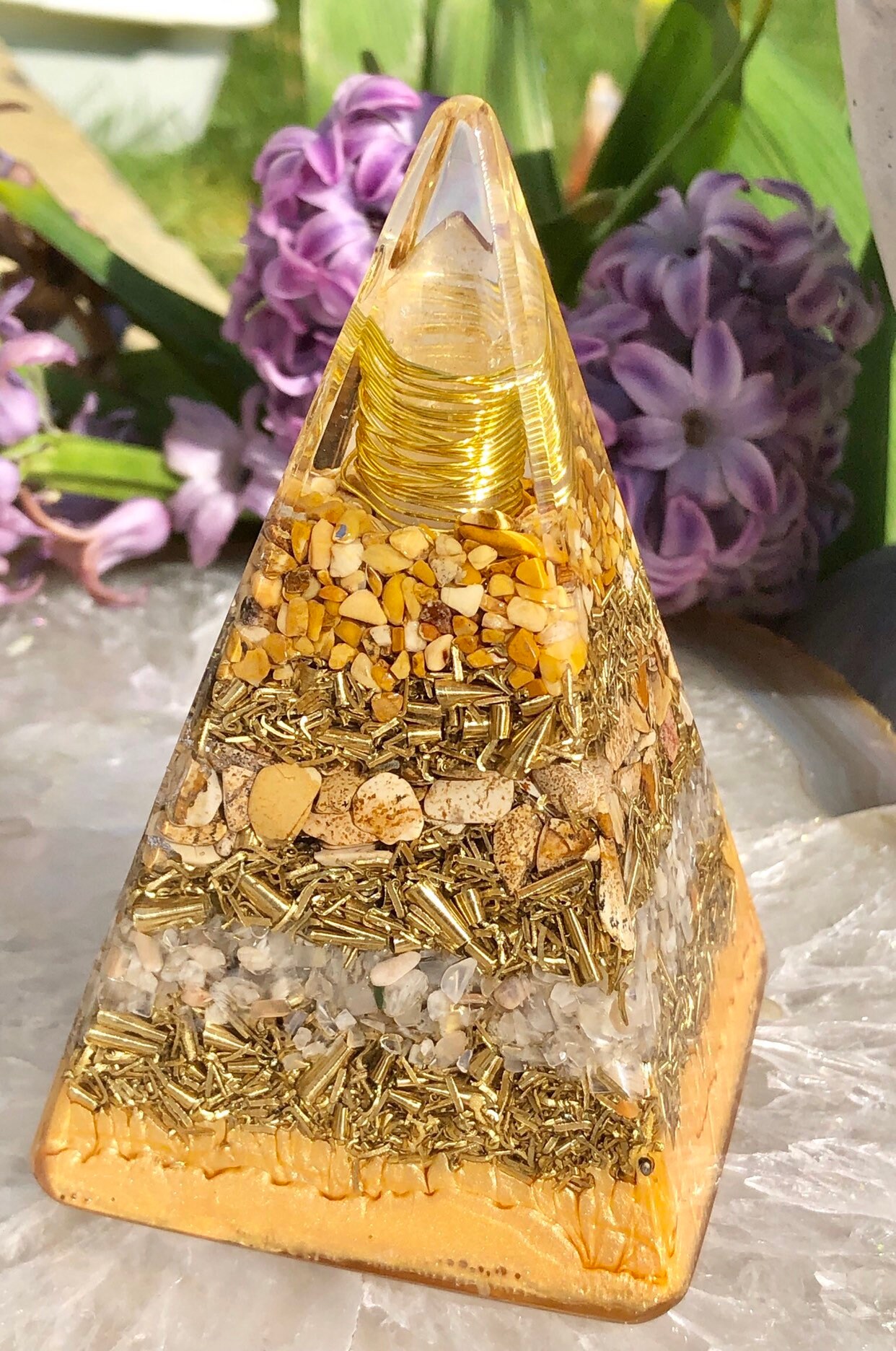 Powerful Orgonite® Orgone Pyramid medium 2.75 X 4.5 Inches - Etsy UK