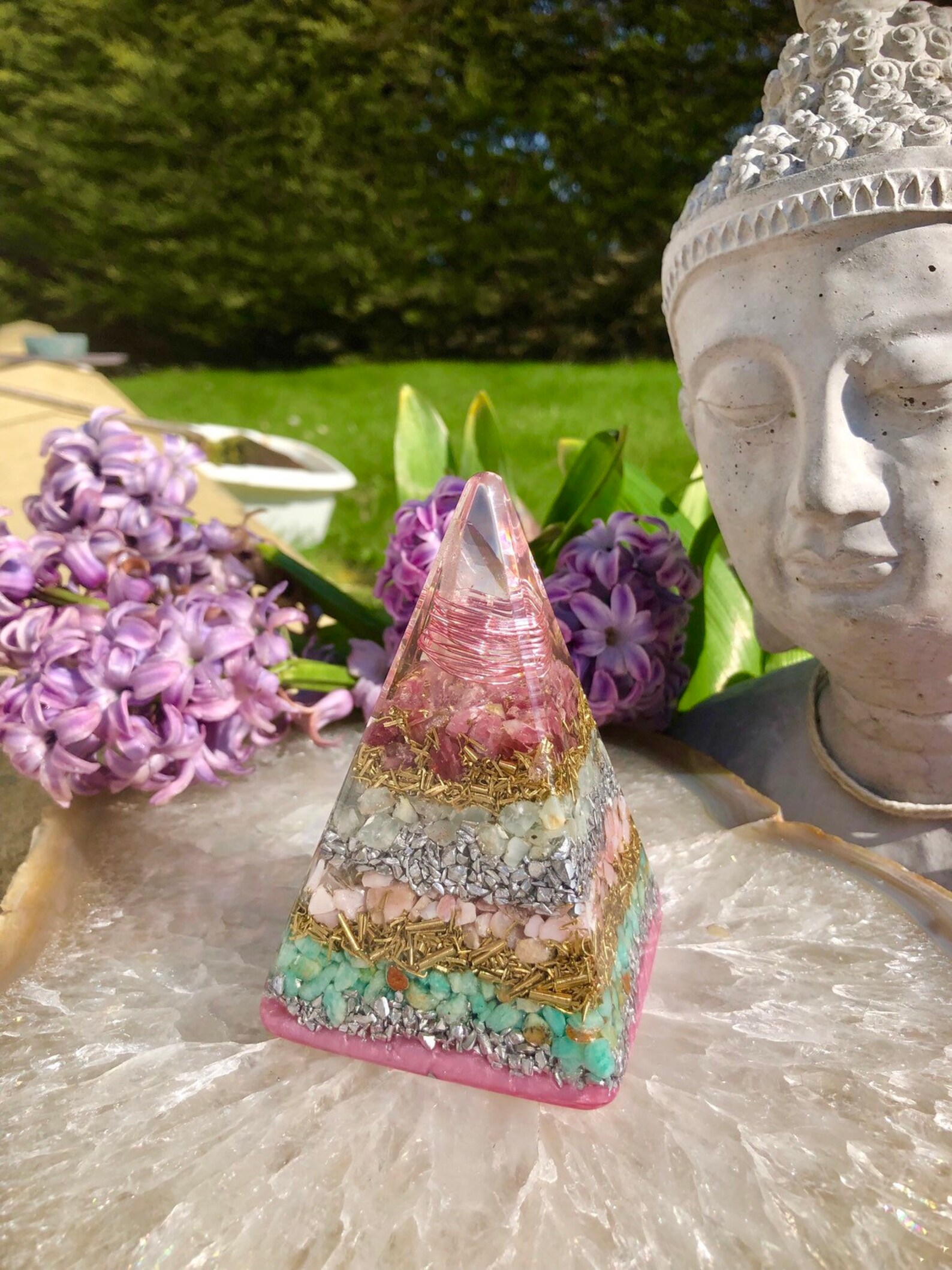 Powerful Orgonite® Orgone Pyramid medium 2.75 X 4.25 - Etsy UK