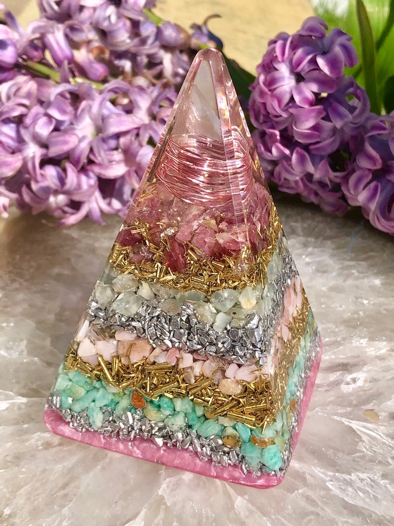 Powerful Orgonite® Orgone Pyramid medium 2.75 X 4.25 - Etsy UK
