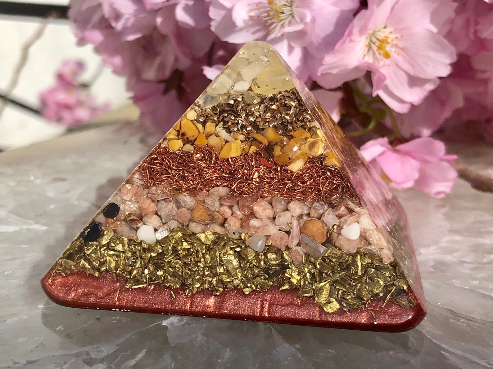 Orgonite® Orgone Pyramid small 2.5 X 2.25 Inches Self - Etsy UK