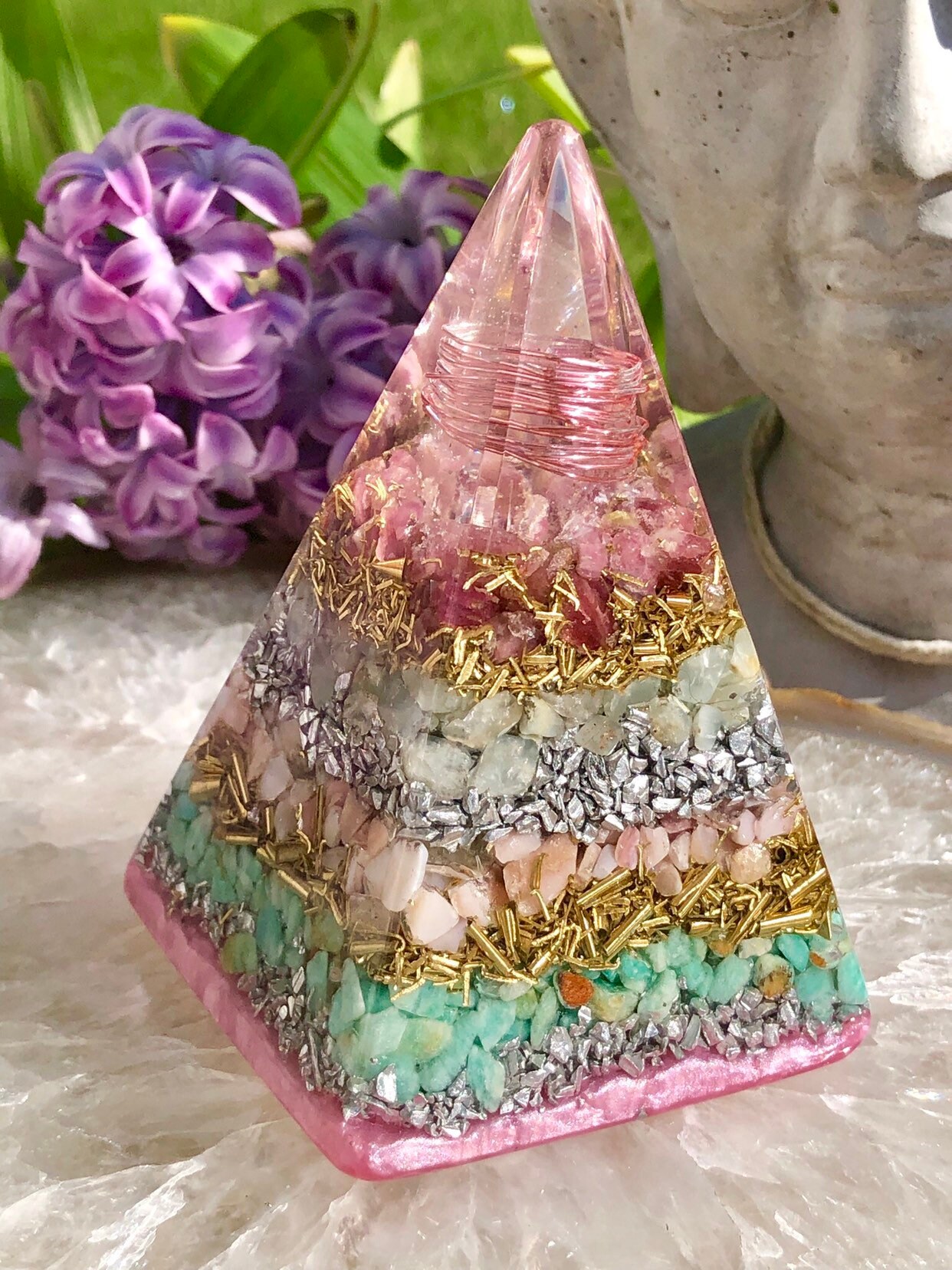 Powerful Orgonite® Orgone Pyramid medium 2.75 X 4.25 - Etsy UK
