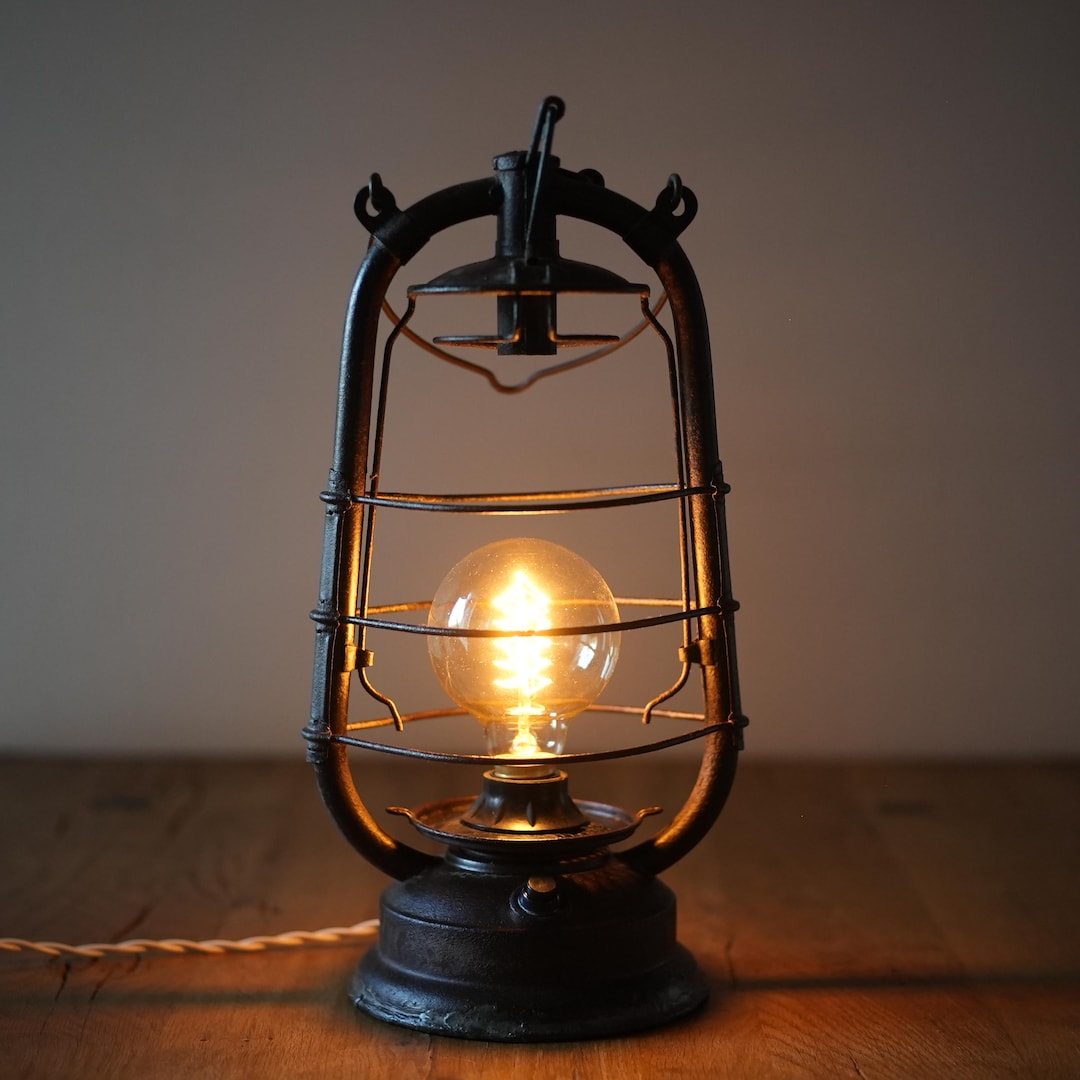 Repurposed Midcentury Modern Lamp, Antique Reading Lamp, Unique Retro ...