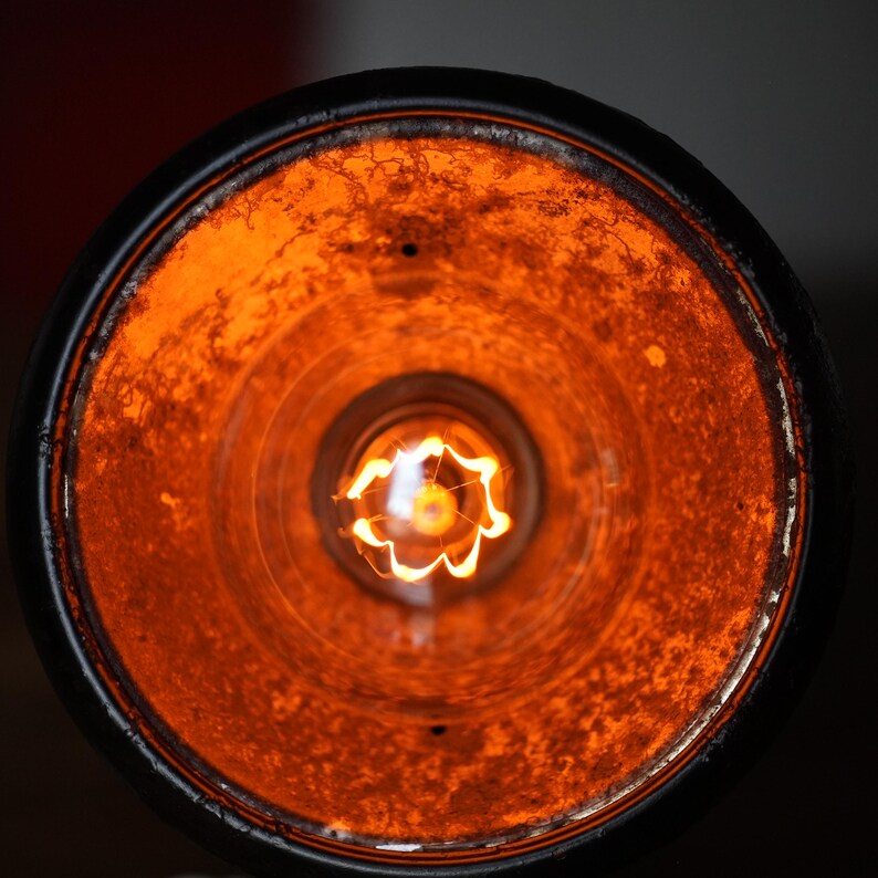 Motorcycle Headlight Desk Lamp 2, Base of Solid Steel Vintage Singer ...