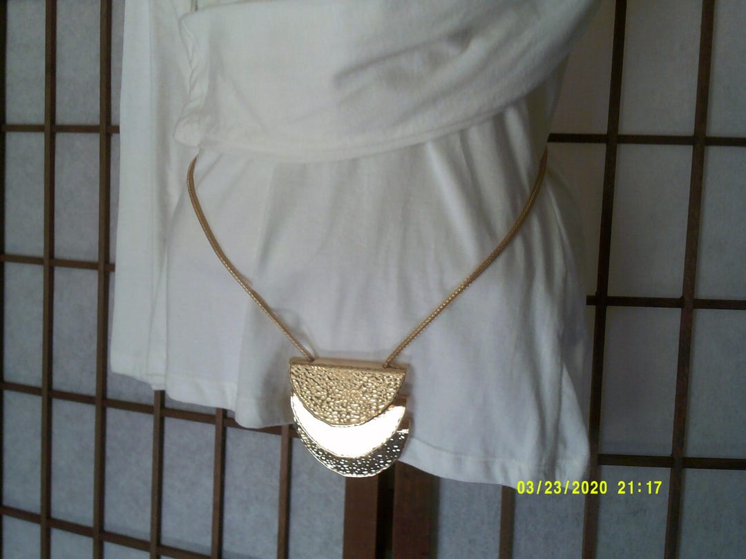 Vintage Women Dangle Flaps Metal Belt or Necklace Snake Link Style - Etsy