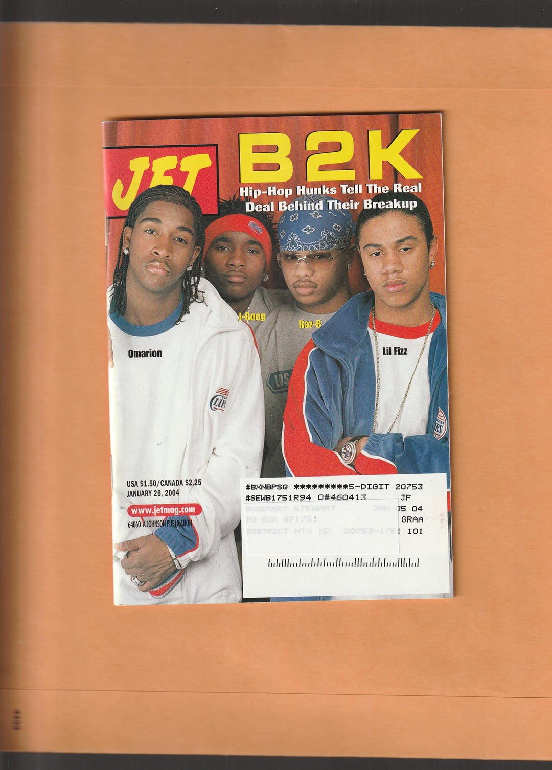 2004 Jet Magazine B2K Cover *etta Moten Barnett Dies *tavis Smiley ...
