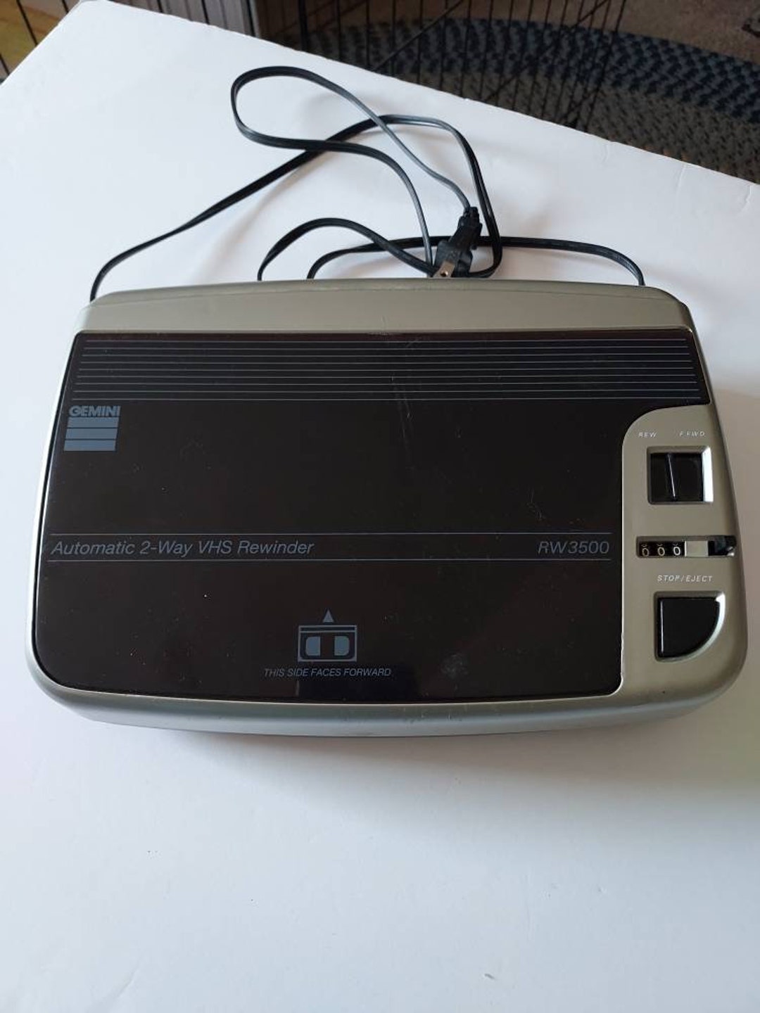 Vintage 1990's Gemini VHS Tape Rewinder With Automatic - Etsy