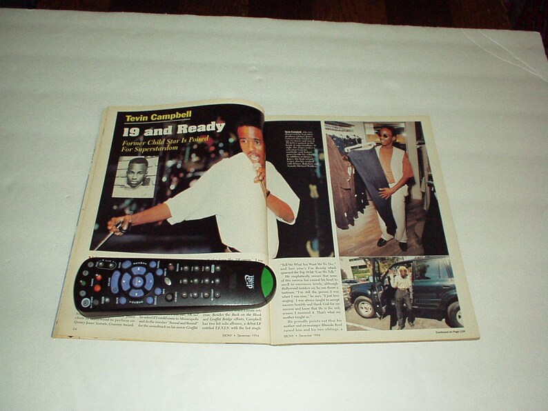 1994 Ebony Magazine HALLE Berry tevin Campbell UNCF 50-years - Etsy