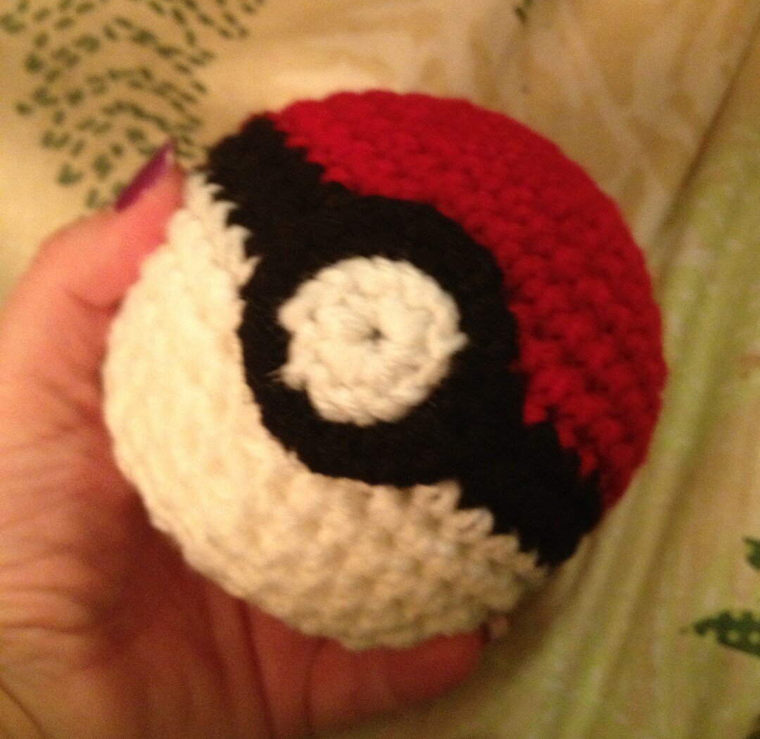 Crochet Pokeball - Etsy