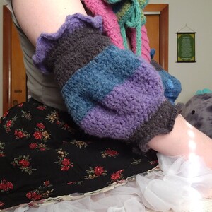 Super Soft Clowncore Aesthetic Arm Puffs Colorful Unique Handmade ...