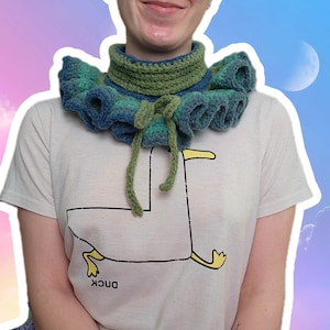 Ruffly Clowncore Aesthetic Collar Sensory Friendly Cozy Ruff Handmade ...