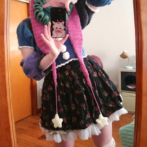 Super Soft Clowncore Aesthetic Arm Puffs Colorful Unique Handmade ...