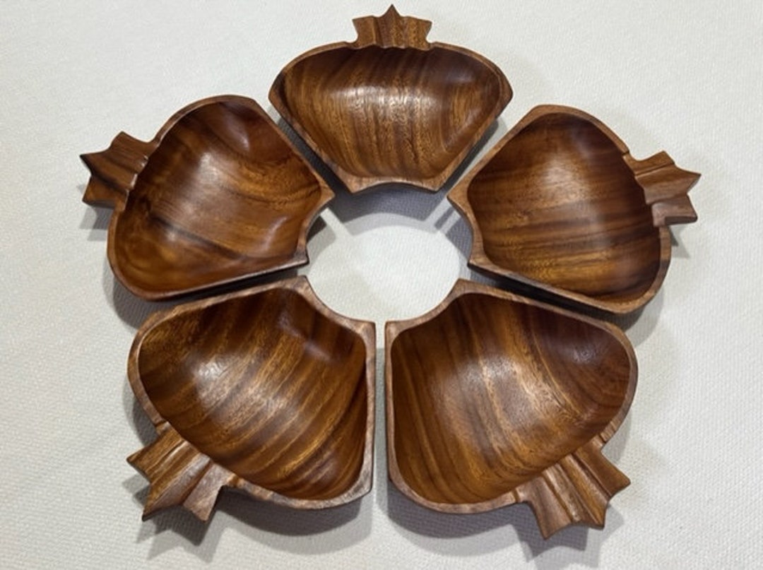 MCM Wood Bowls, Monkey Pod Salad Bowls, MCM Wood Bowls, Wood Salad ...