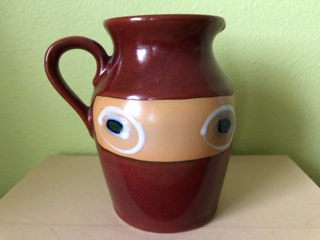 Vintage Ceramic Pitcher, Nagoya Japan Stoneware Pitcher, National ...