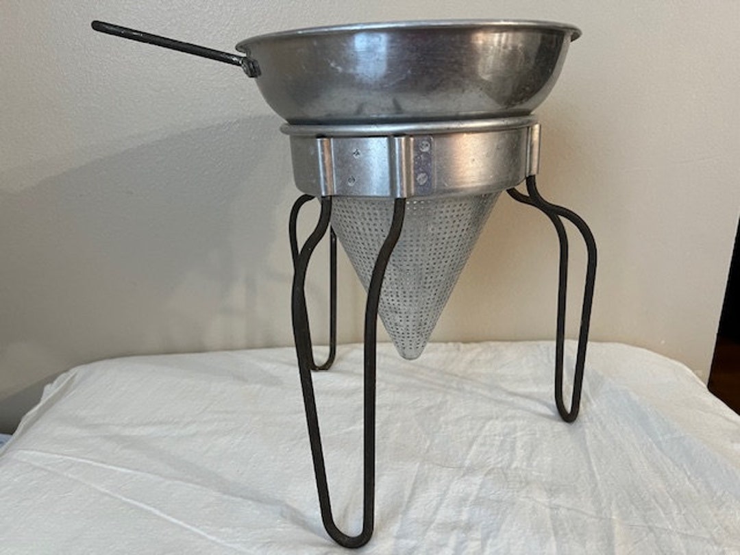 Wear Ever No8 Aluminum Cone Canning Sieve Strainer Colander, Wearever ...