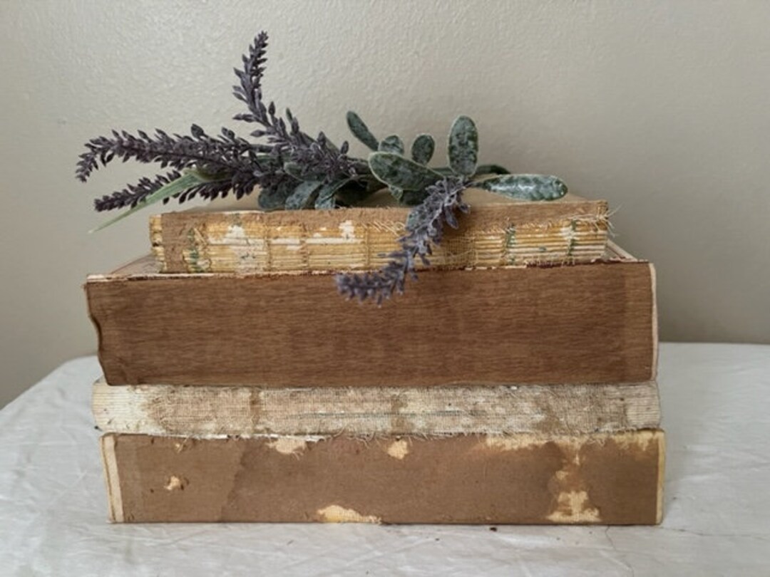 Vintage Unbound Book Stack, Shabby Unbound Books, Tattered Shabby ...