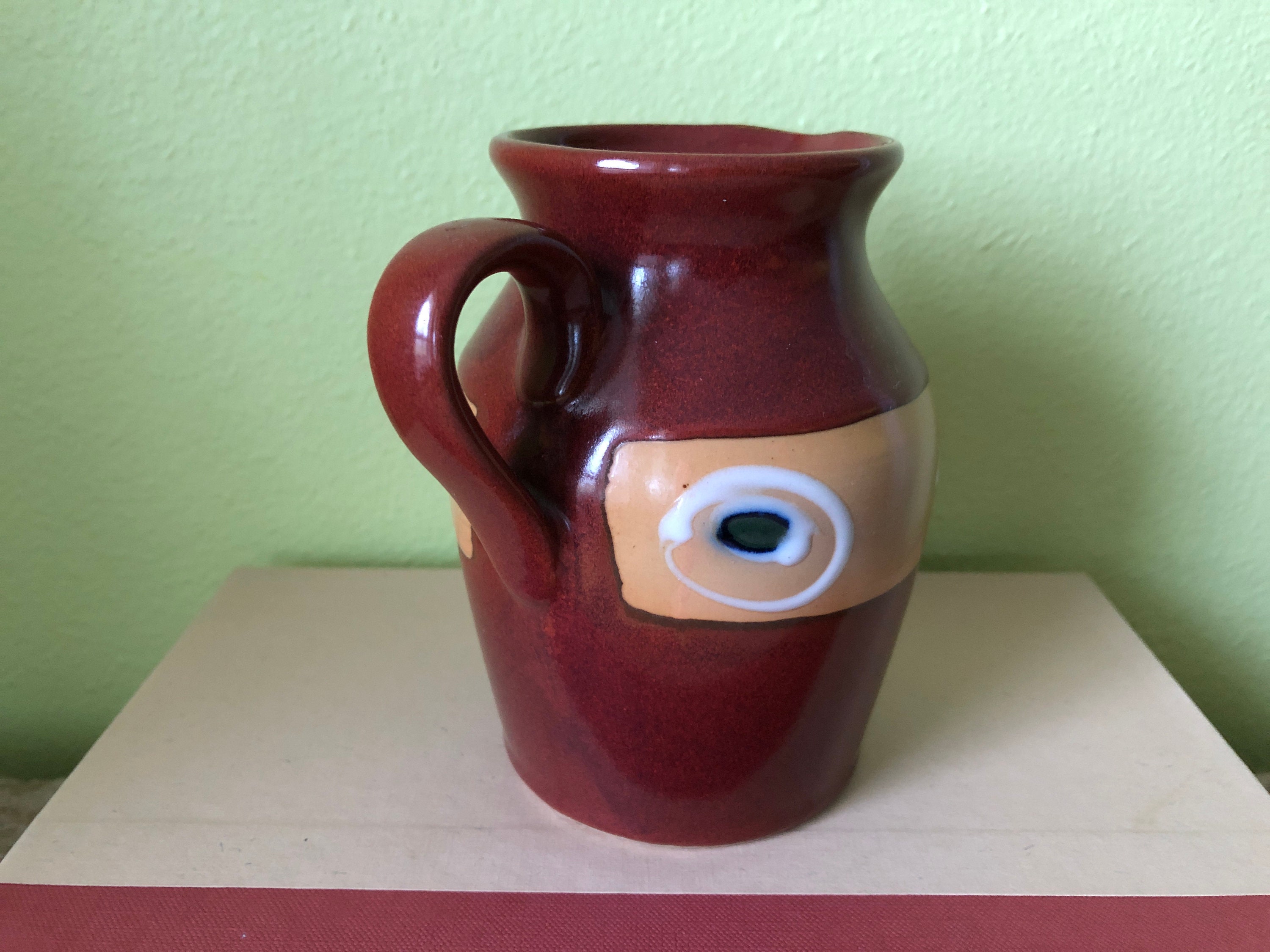 Vintage ceramic pitcher Nagoya Japan stoneware pitcher | Etsy