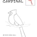 Commercial Use Digital Cardinal on a Branch Stained Glass Sun Catcher ...
