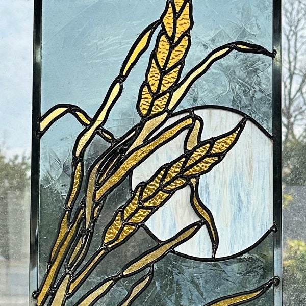 Stained Glass Wheat Panel - Etsy