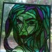 Mermaid Alien Stained Glass Window Panel - Etsy