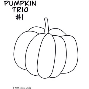 Commercial Use Digital Lumpy Pumpkin Trio Stained Glass Sun Catcher ...