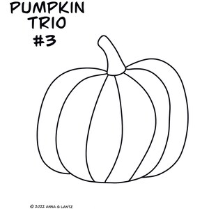 Commercial Use Digital Lumpy Pumpkin Trio Stained Glass Sun Catcher ...