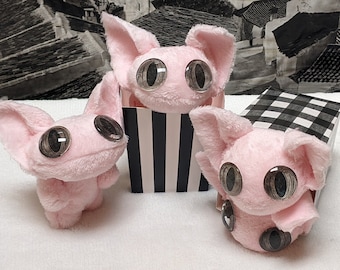 Gremlin Monster Plush, Cute Stuffed Monster, Gremlin Plushie, Handmade ...
