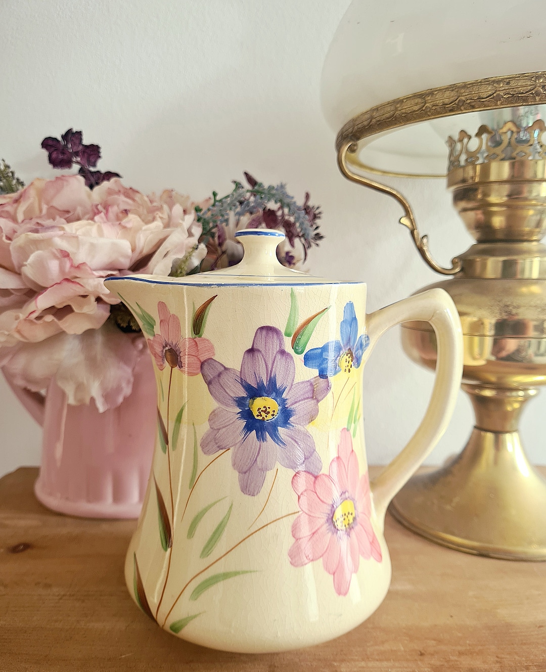 Vintage Arthur Wood, English Pottery, 1930s Art Deco Hot Milk Jug, Tea ...
