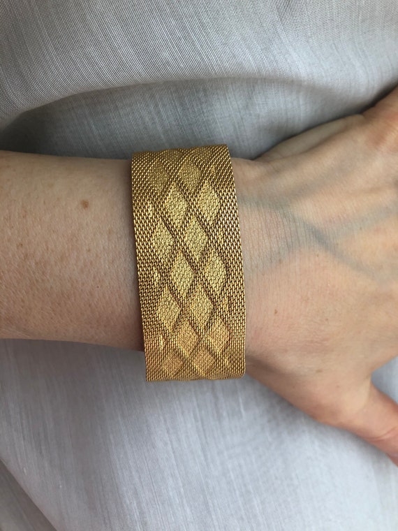 Stunning Grosse (Dior) 1965 mesh patterned bracelet/d… - Gem