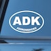 ADK Adirondacks Decal, Adirondack Mountains Sticker, Adirondacks Vinyl ...