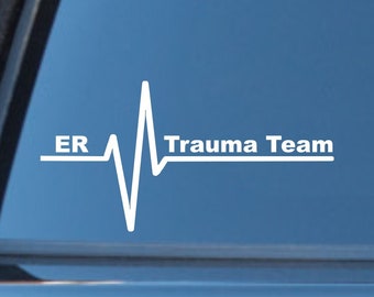 Trauma Team Sticker - Etsy