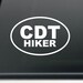 CDT Hiker Decal, CDT Hiker Sticker, CDT Hiker, Continental Divide Trail ...