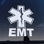 EMT Vinyl Decal EMT Sticker Emergency Medical Technician | Etsy