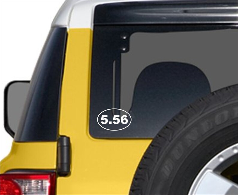 5.56 Oval Vinyl Decal 5.56 Sticker 5.56 Decal AR-15 Vinyl - Etsy