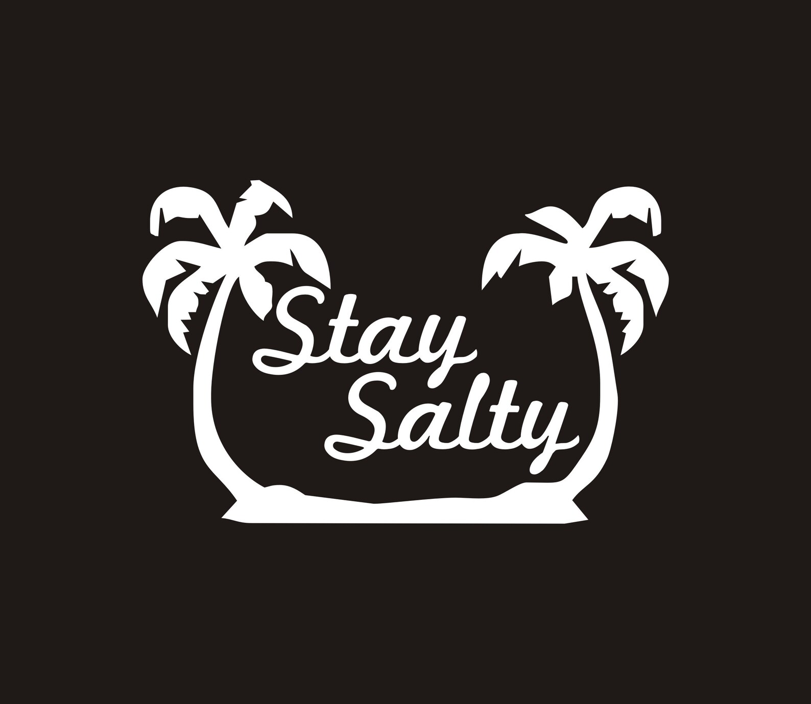 Stay Salty Vinyl Decal Stay Salty Vinyl Sticker Stay Salty | Etsy