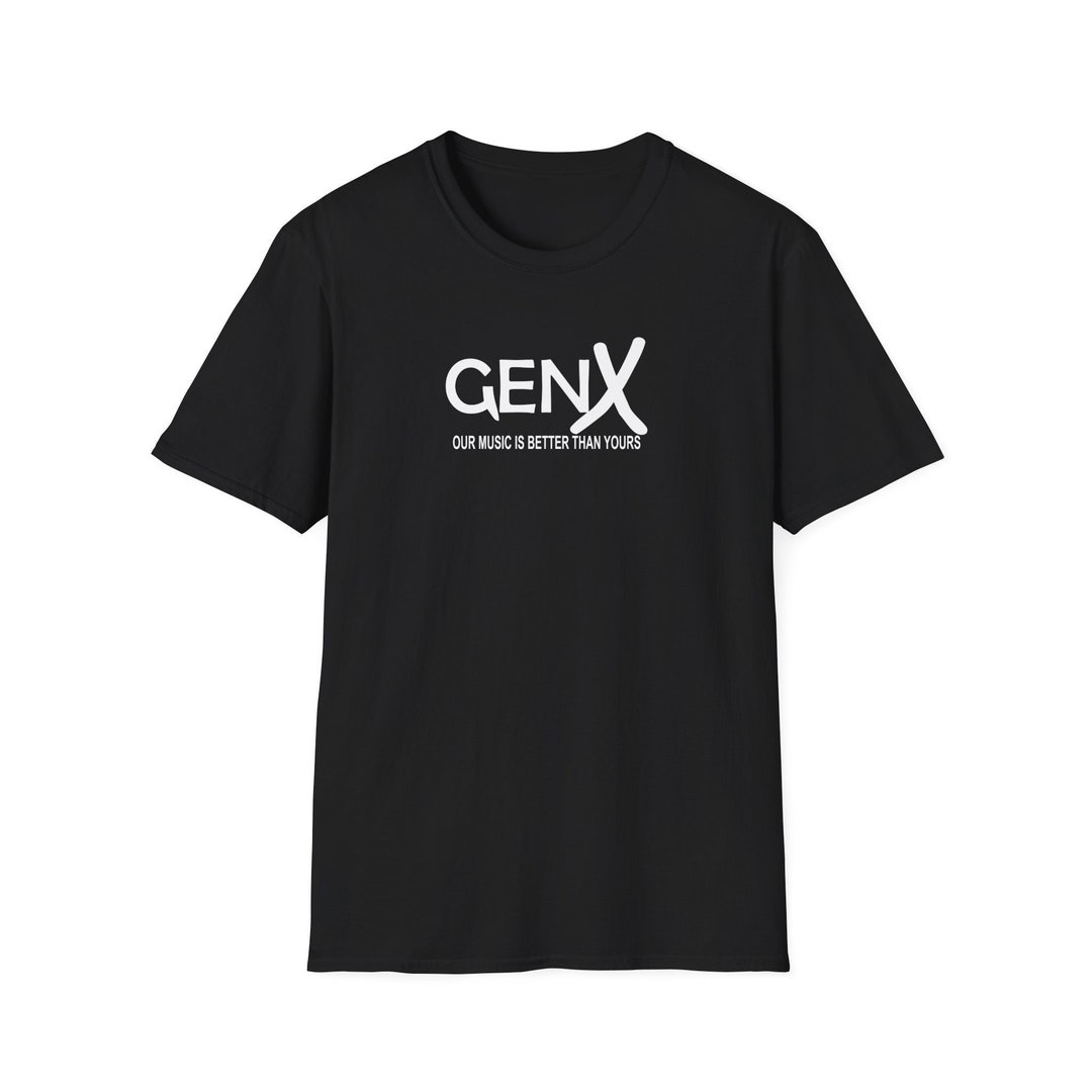 Gen X Unisex Softstyle T-shirt, Generation X Music T-shirt, Gen X Shirt ...