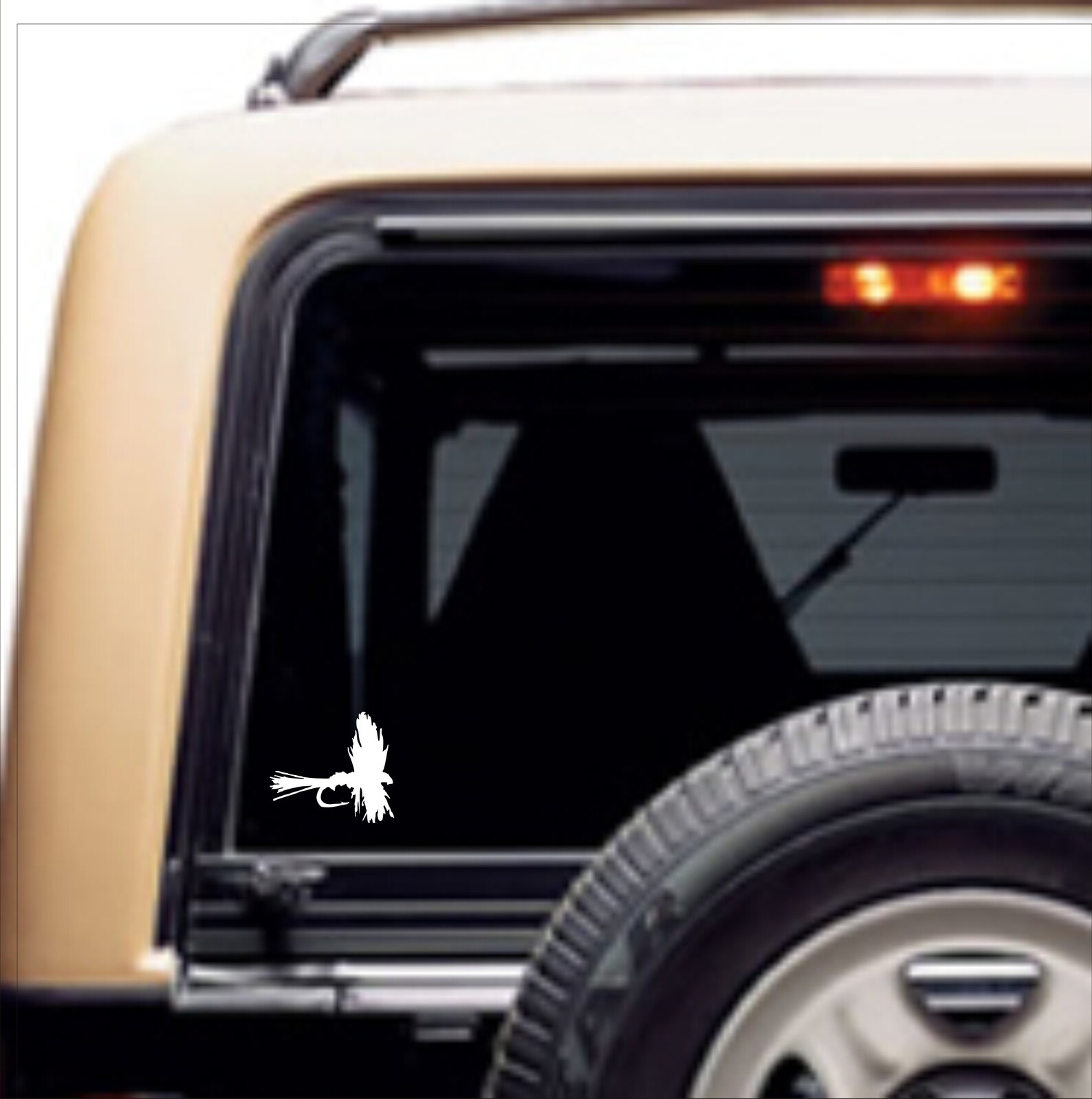 Fly Decal for Anglers Fly Fishermen Decal Fly Sticker Trout | Etsy